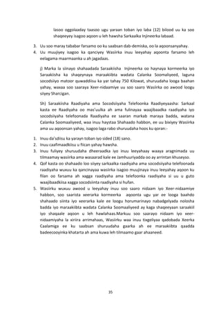 SHARCIGA BADDA SOOMAALIYEED | PDF