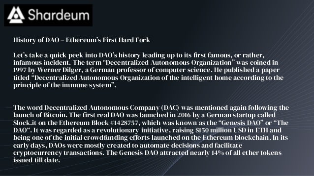 What is a DAO and How Does it Work? | EVM compatible sharded blockchain ...