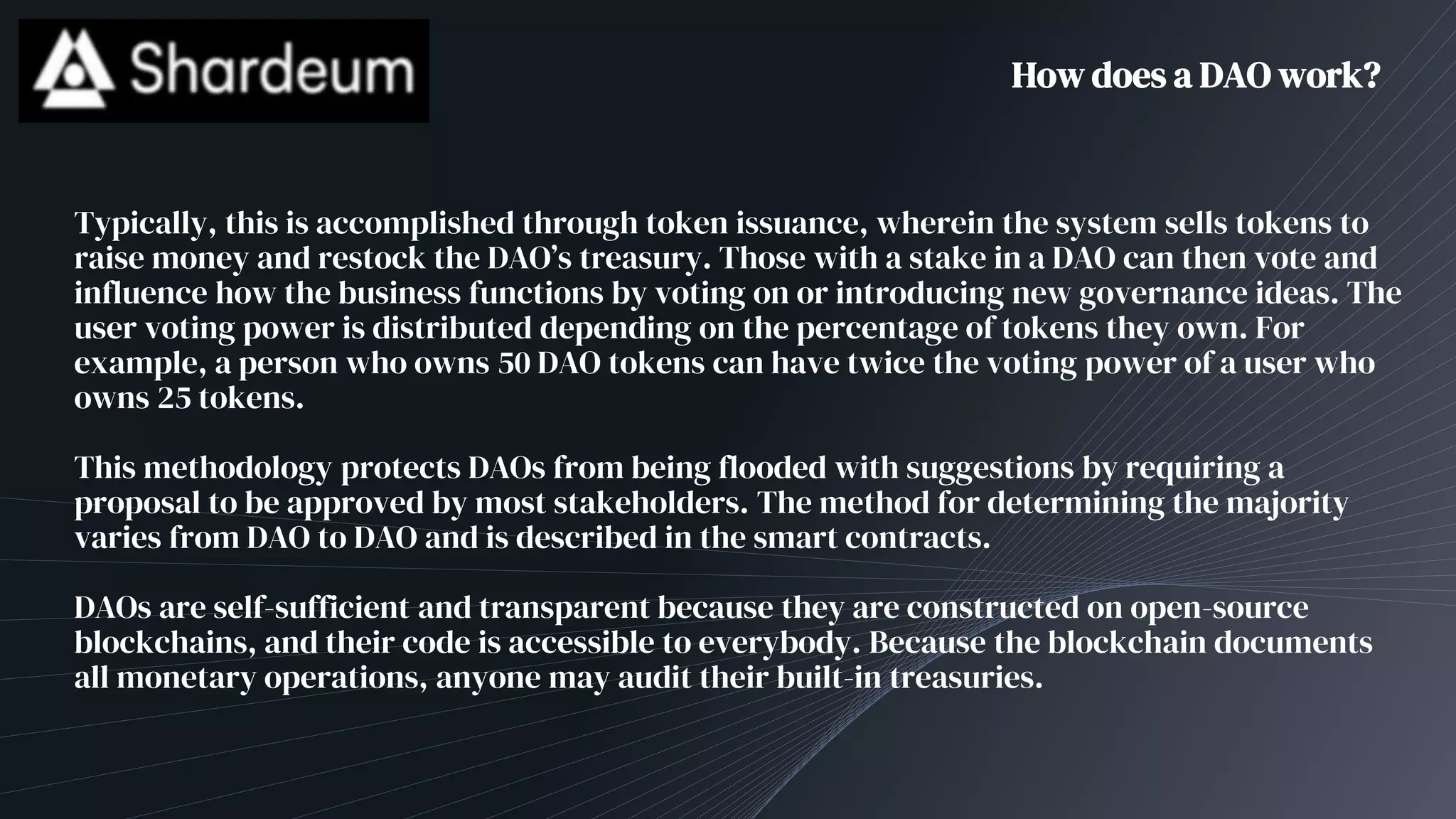 What is a DAO and How Does it Work? | PPTX