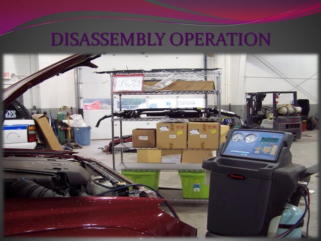 SET UP DISASSEMBLY OPERATION | PDF