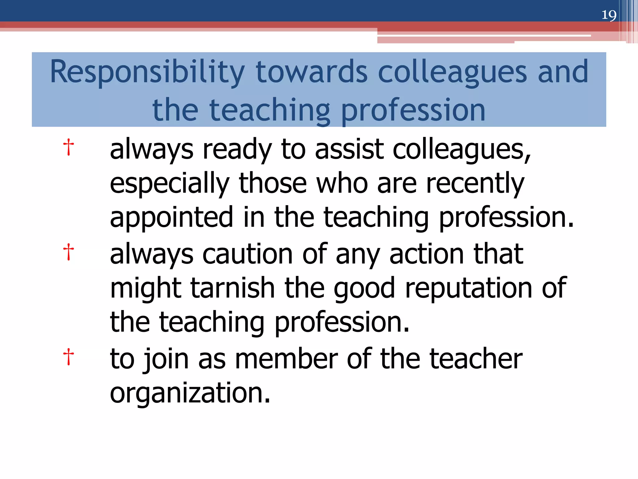 Teaching as a Profession and Code of Ethics of the Malaysian Teaching ...