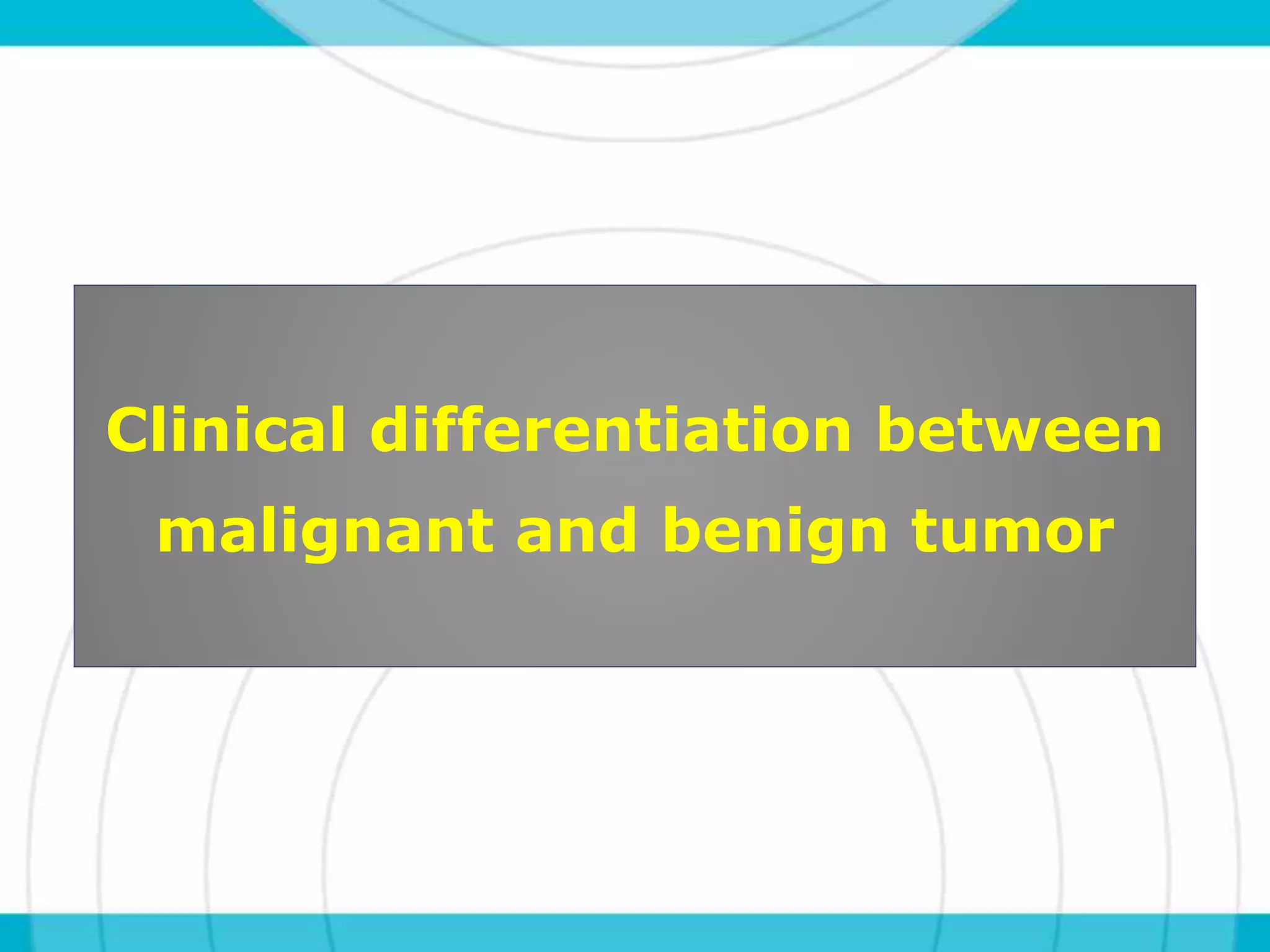 Malignant Tumor vs. Benign Tumor LAB | PPTX