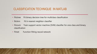 Images Analysis in matlab | PPT