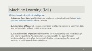 Machine Learning: Transforming Data into Insights | PPT