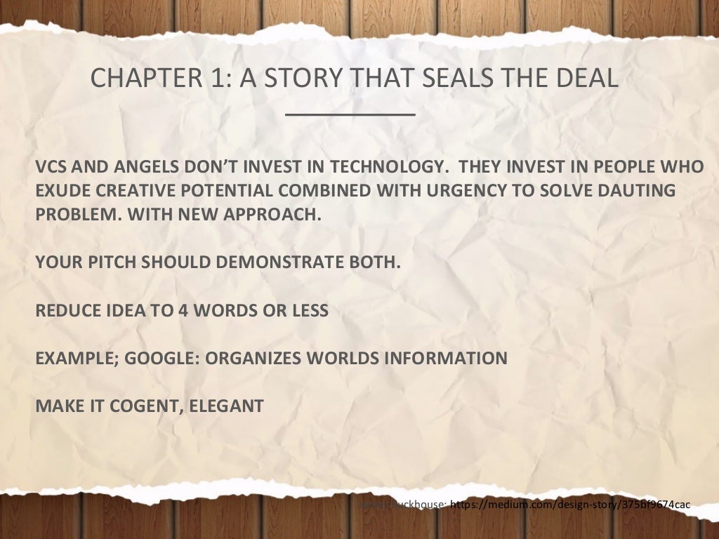 CHAPTER 1: A STORY THAT