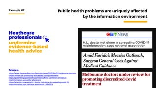 The next social challenge to public health: the information environment ...