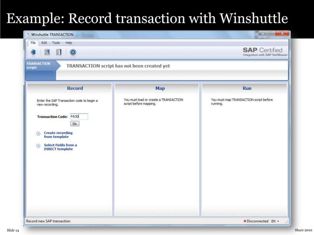 Improving SAP Usability with InfoPath and Winshuttle | PPTX | Computer ...
