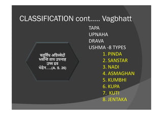 swedana karma (sudation therapy) | PDF