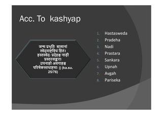 swedana karma (sudation therapy) | PDF