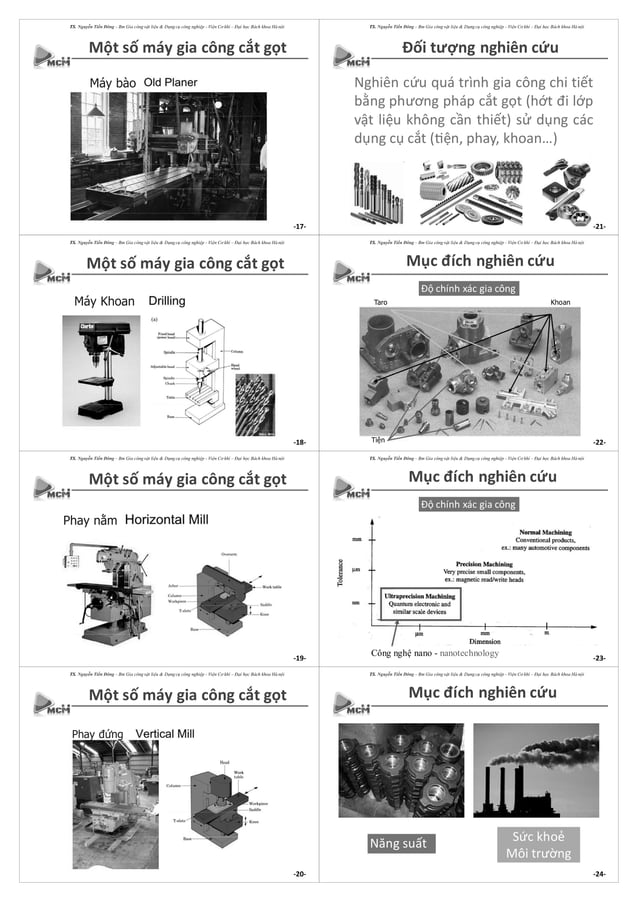 Bài giảng Nguyên Lý Gia Công Vật Liệu - BKHN | PDF