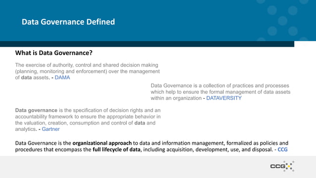 Data Governance Workshop | PPTX