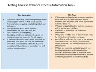 Robotic Process Automation-RPA | PDF