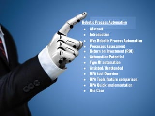 Robotic Process Automation-RPA | PDF