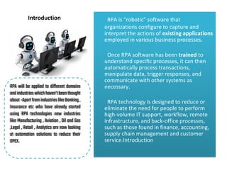 Robotic Process Automation-RPA | PDF