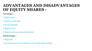 Share and debenture PPT | PPTX