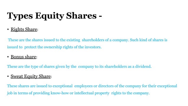 Share And Debenture Ppt Pptx