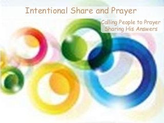 Call to Prayer | PPTX