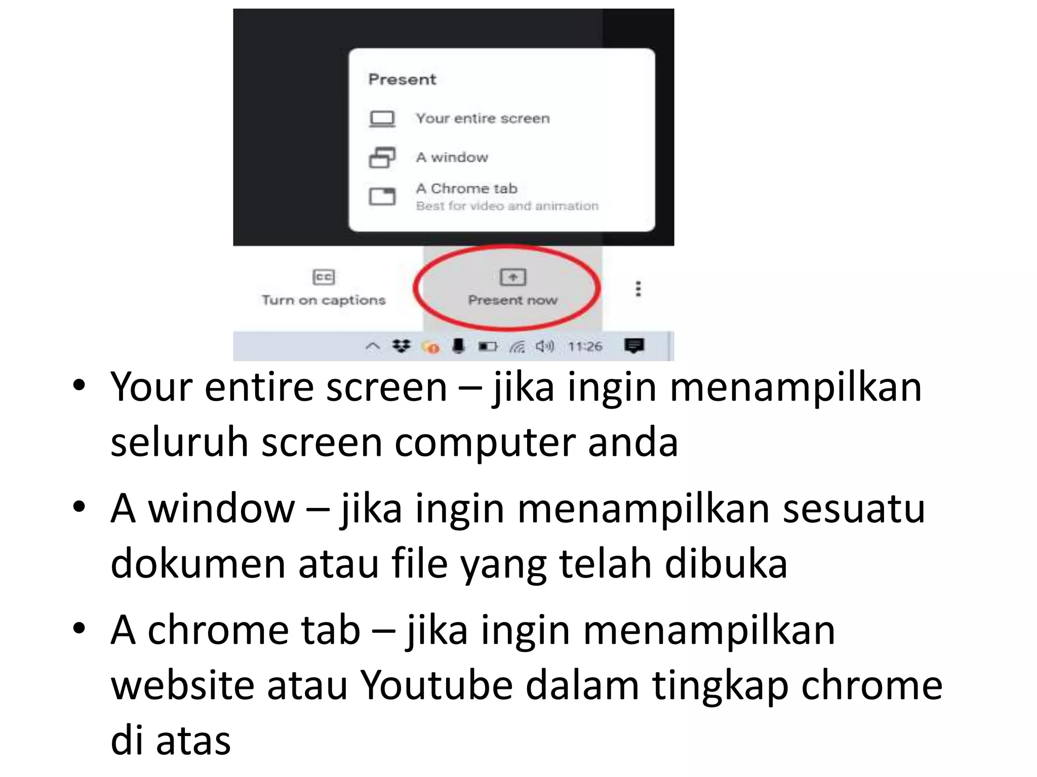 Share and Record functions in GMeet.pptx