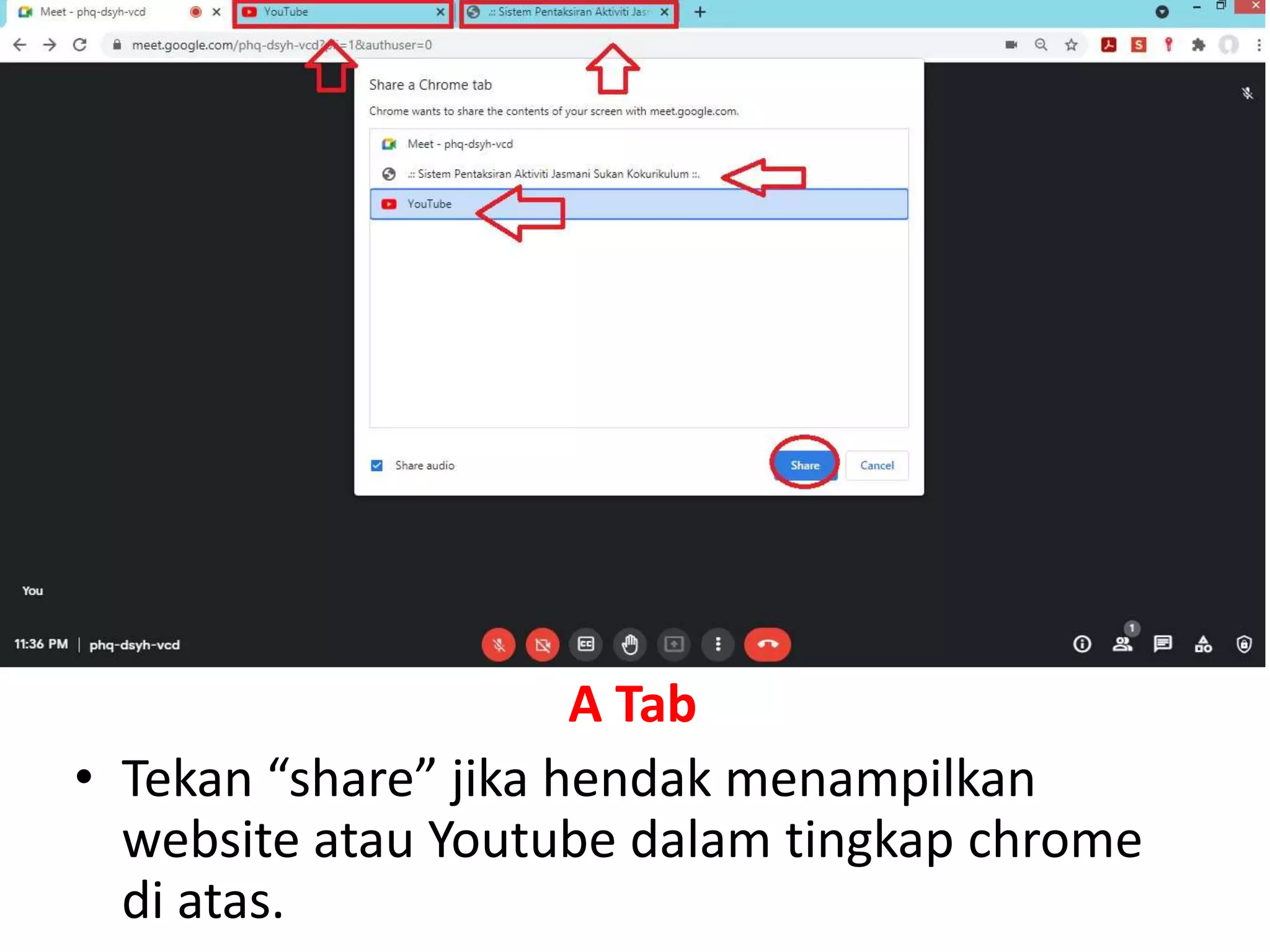 Share and Record functions in GMeet.pptx