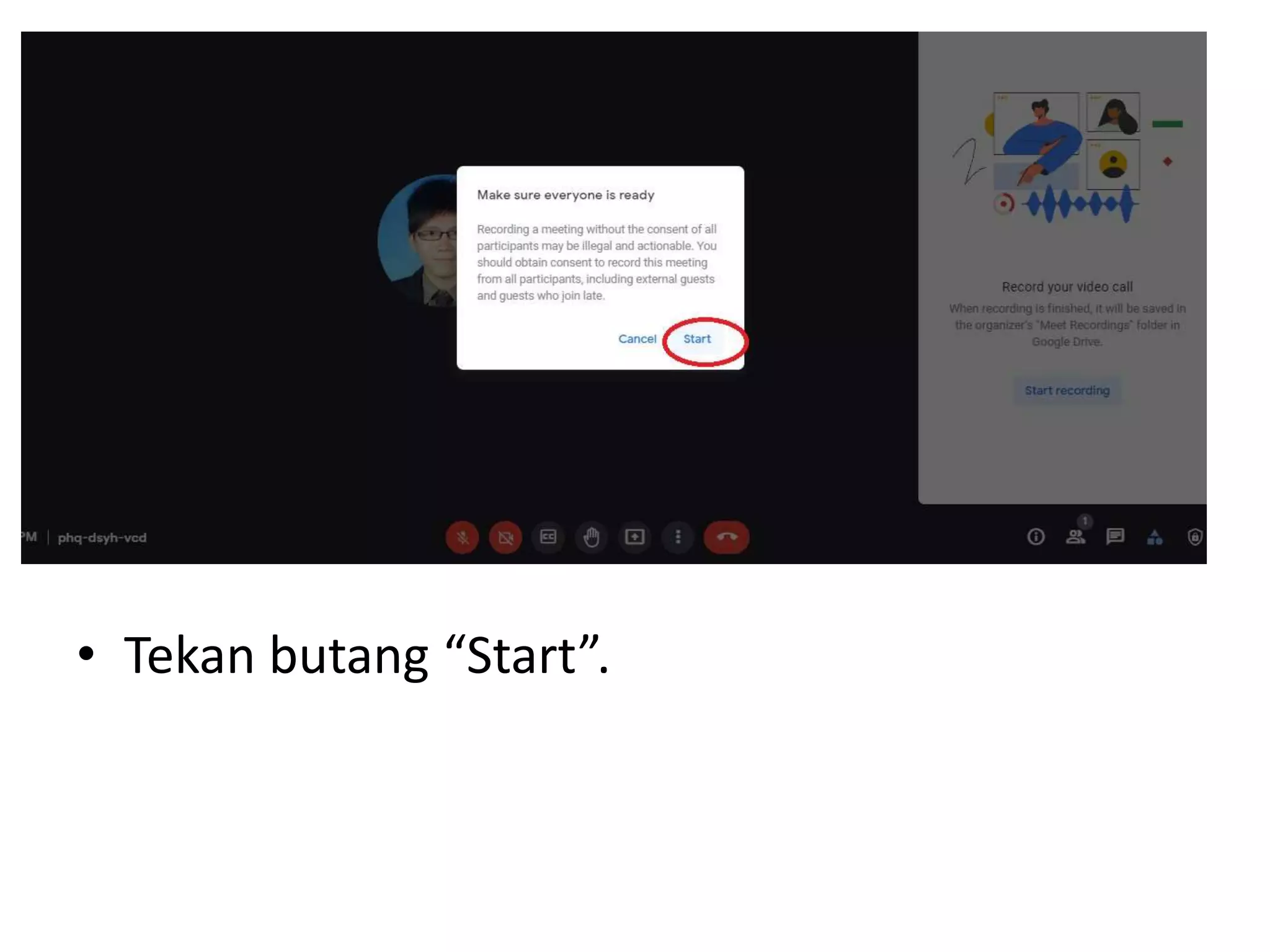 Share and Record functions in GMeet.pptx