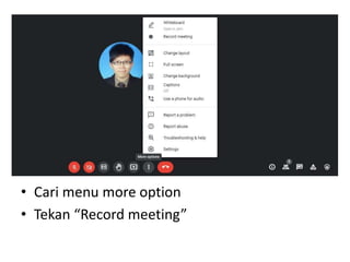 Share and Record functions in GMeet.pptx
