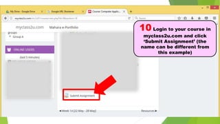 Sharing and Submitting an Assignment Using Google Drive | PPTX