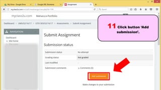 Sharing and Submitting an Assignment Using Google Drive | PPTX