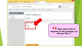 Sharing and Submitting an Assignment Using Google Drive | PPTX