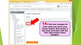 Sharing and Submitting an Assignment Using Google Drive | PPTX