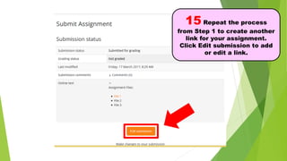 Sharing and Submitting an Assignment Using Google Drive | PPTX