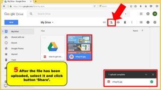 Sharing and Submitting an Assignment Using Google Drive | PPTX