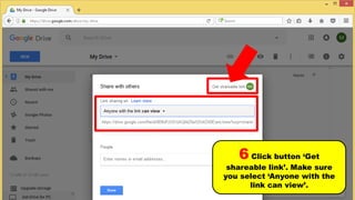 Sharing and Submitting an Assignment Using Google Drive | PPTX