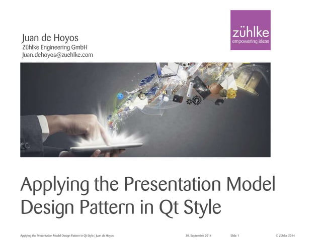 Applying the Presentation Model Design Pattern in Qt | PPTX ...