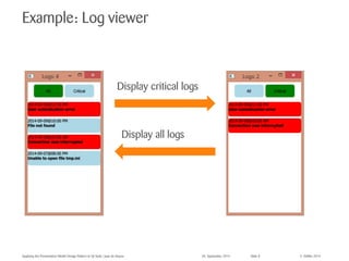 Applying the Presentation Model Design Pattern in Qt | PPTX | Programming Languages | Computing