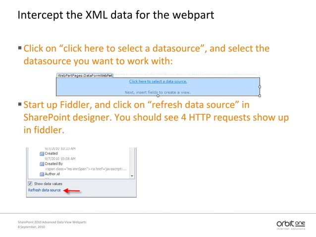 Sharepoint 2010 Data View Webparts Advanced Editing Methods Ppt
