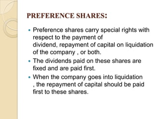 Share capital and types | PPTX