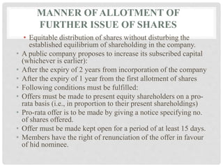Share capital | PPTX