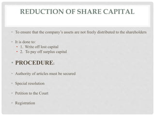 Share capital | PPTX