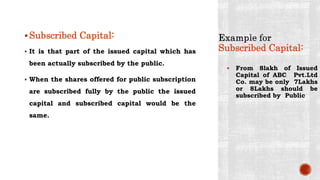 Share capital | PPTX