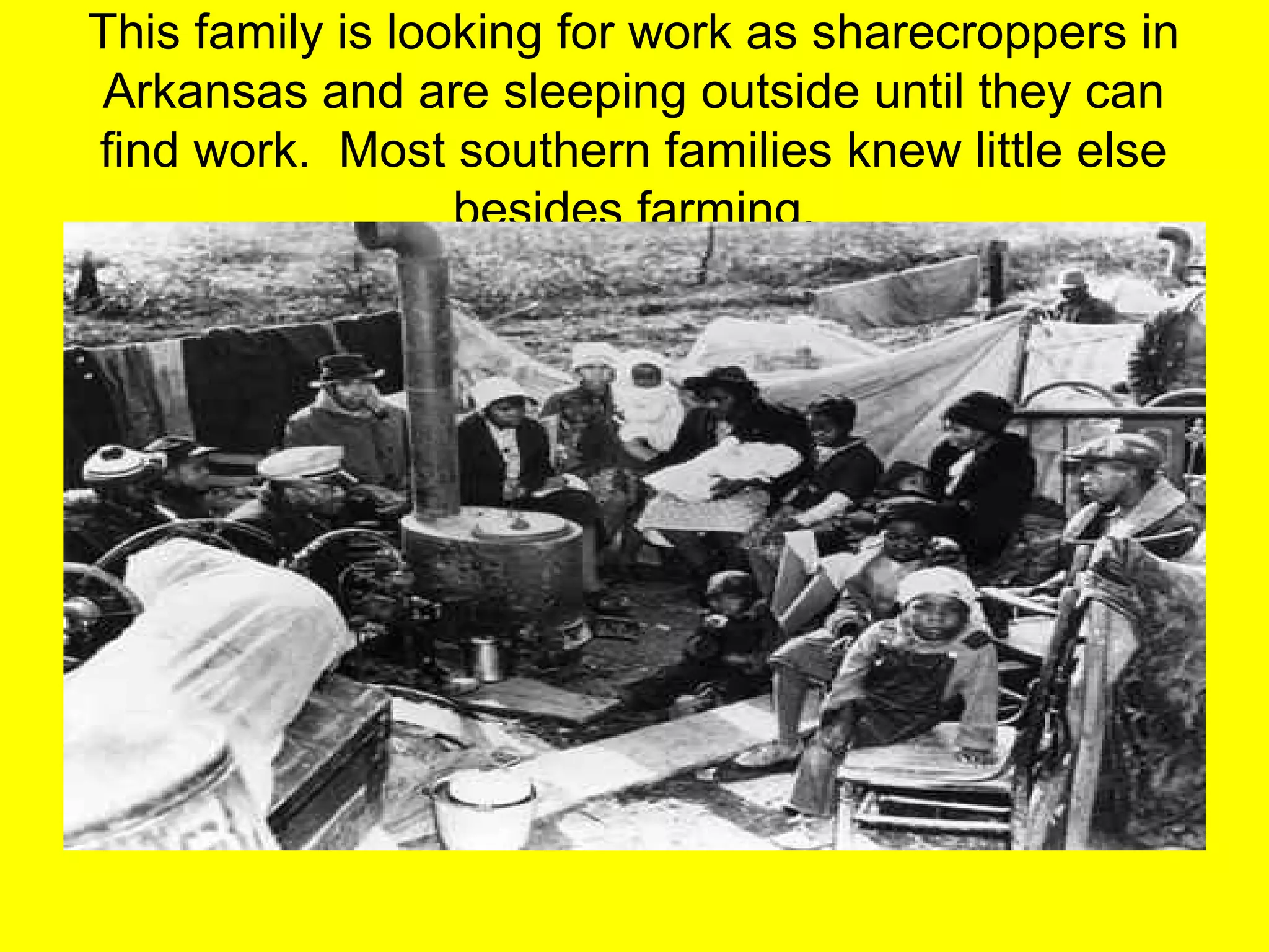 Sharecropping and prejudice | PPT