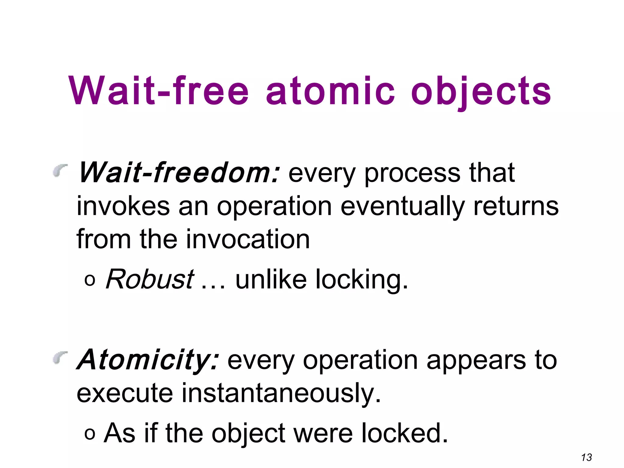 Shared objects and synchronization | PPT