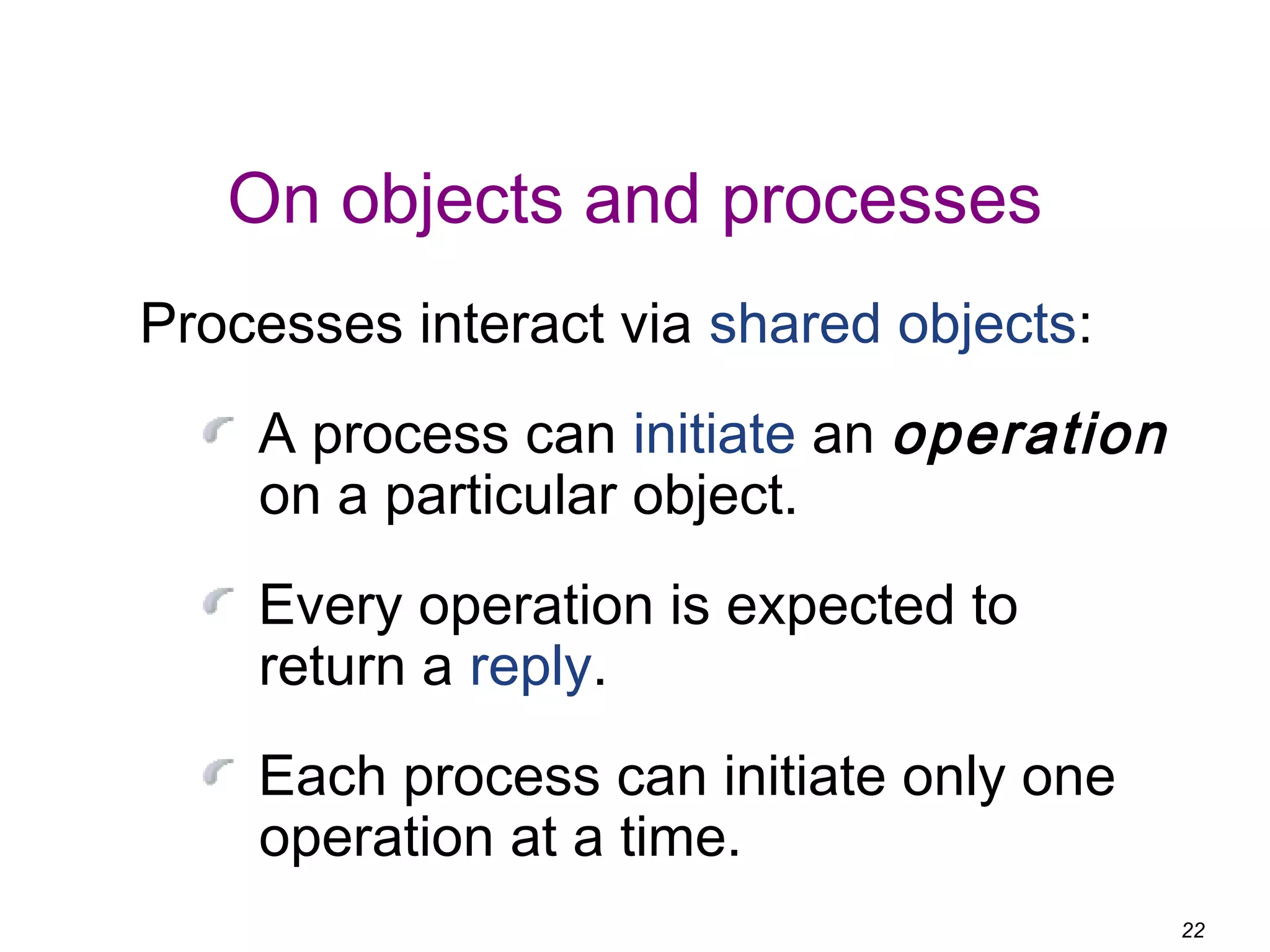 Shared objects and synchronization | PPT