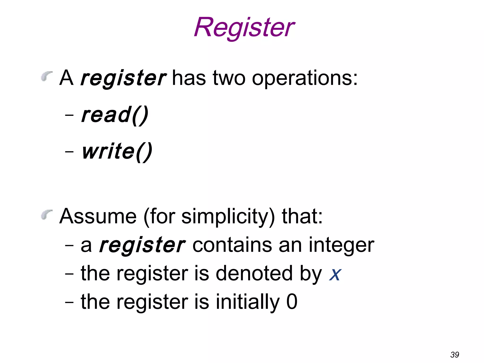 Shared objects and synchronization | PPT | Programming Languages | Computing