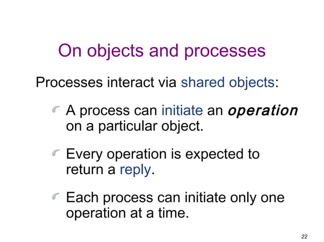 Shared objects and synchronization | PPT | Programming Languages | Computing