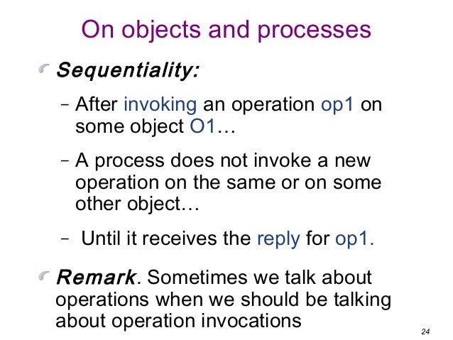 Shared objects and synchronization