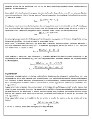 Avoid Overfitting with Regularization | PDF