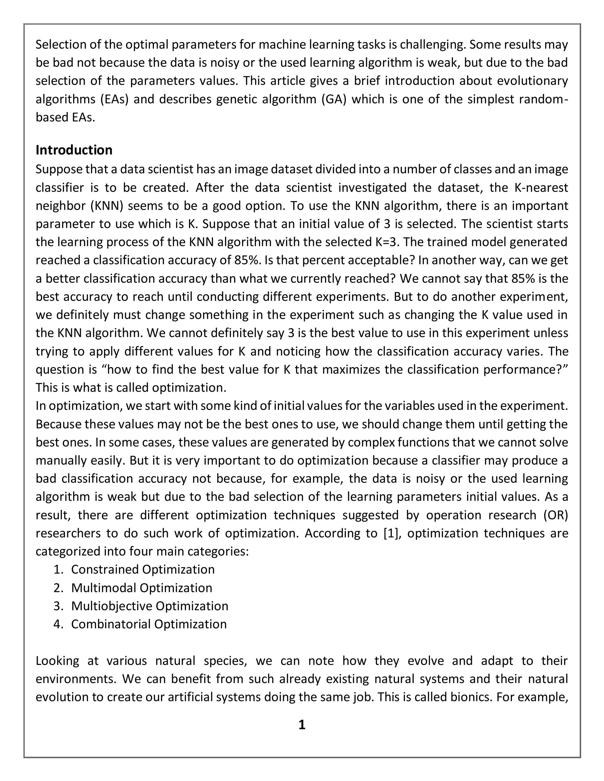 Introduction To Optimization With Genetic Algorithm Ga Pdf