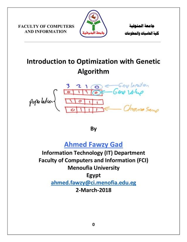 Introduction to Optimization with Genetic Algorithm (GA) | PDF