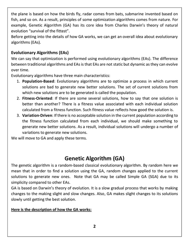 Introduction to Optimization with Genetic Algorithm (GA) | PDF