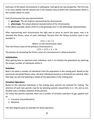 Introduction to Optimization with Genetic Algorithm (GA) | PDF